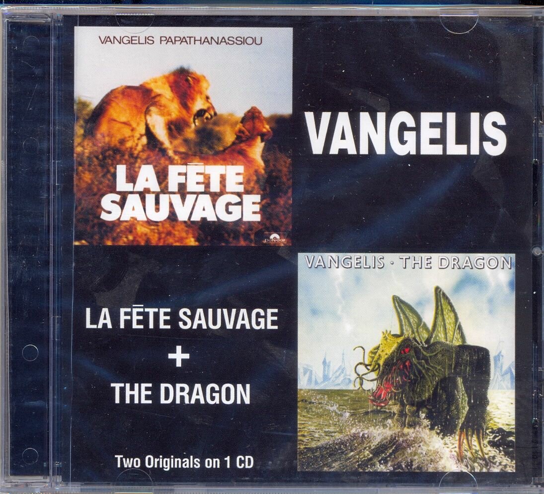 VANGELIS (2 in 1) - La fete sauvage + The dragon 1976/78 г Компакт диск