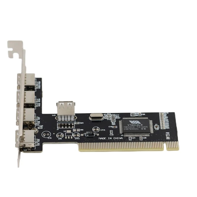 5-портовая PCI-карта расширения USB с чипсетом VIA