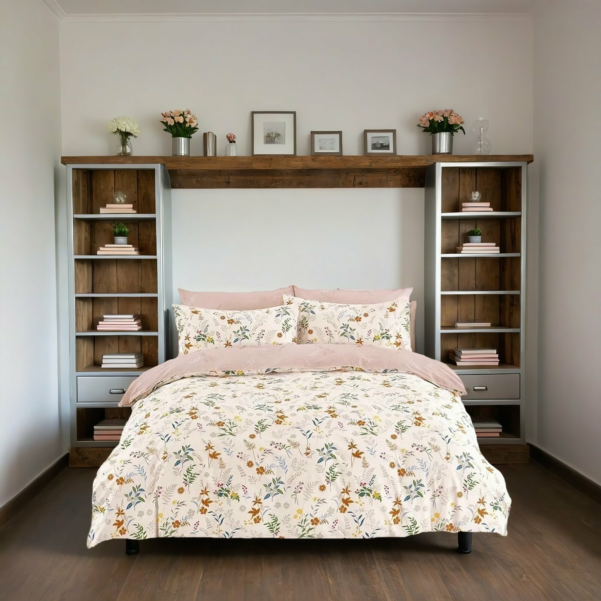 Постельное белье 2 спальное Cleo Pure Cotton комплект хлопок поплин