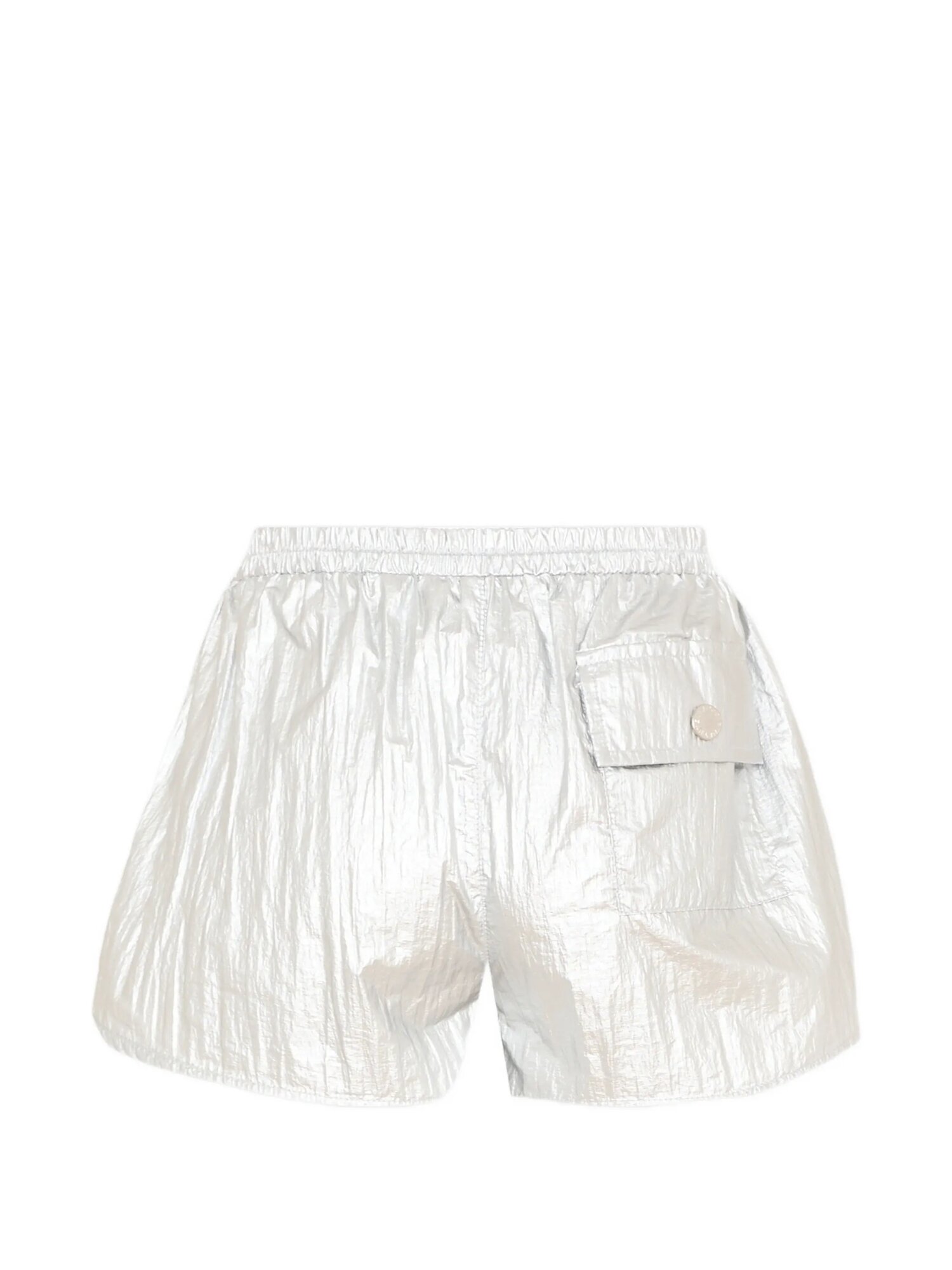 Шорты Stella McCartney Pleated shorts, размер 12 лет, серебристый — фото 1