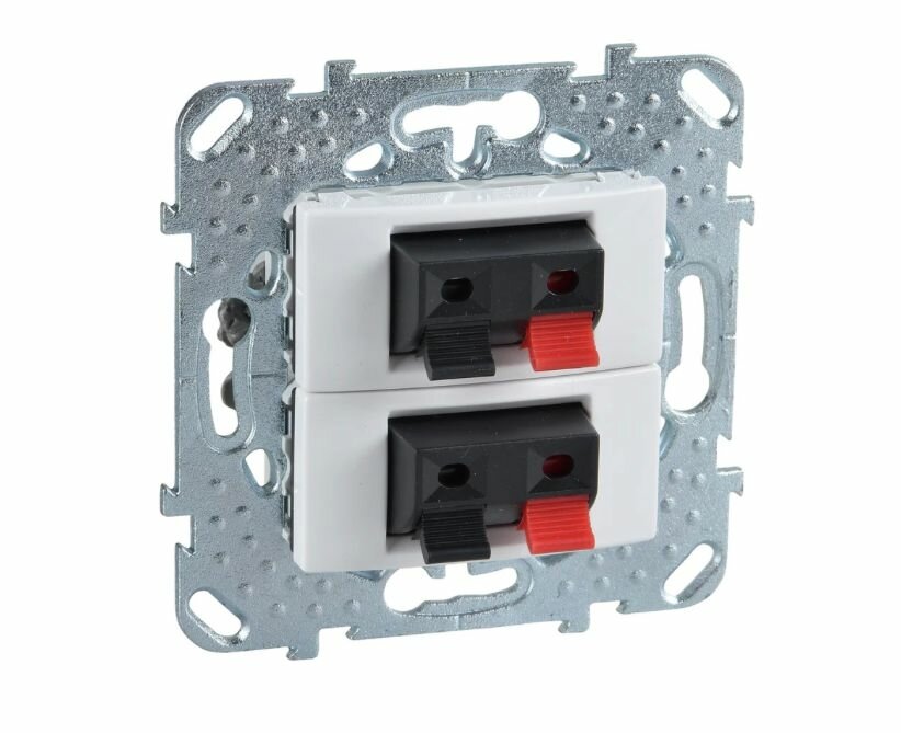 Schneider Electric Unica Аудиорозетка двойная MGU5.8787.18ZD белая