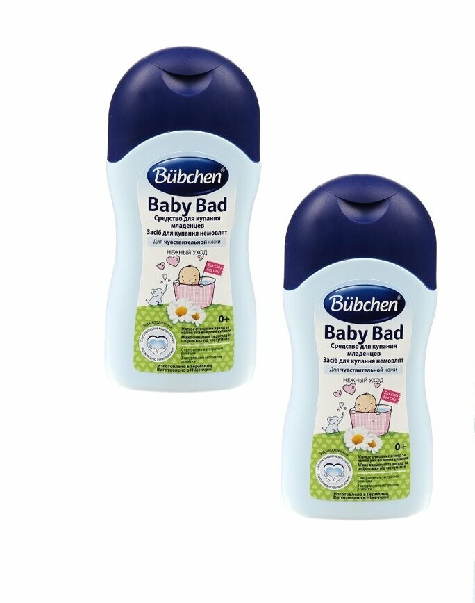 Средство Bubchen для купания младенцев 400 мл, 2шт