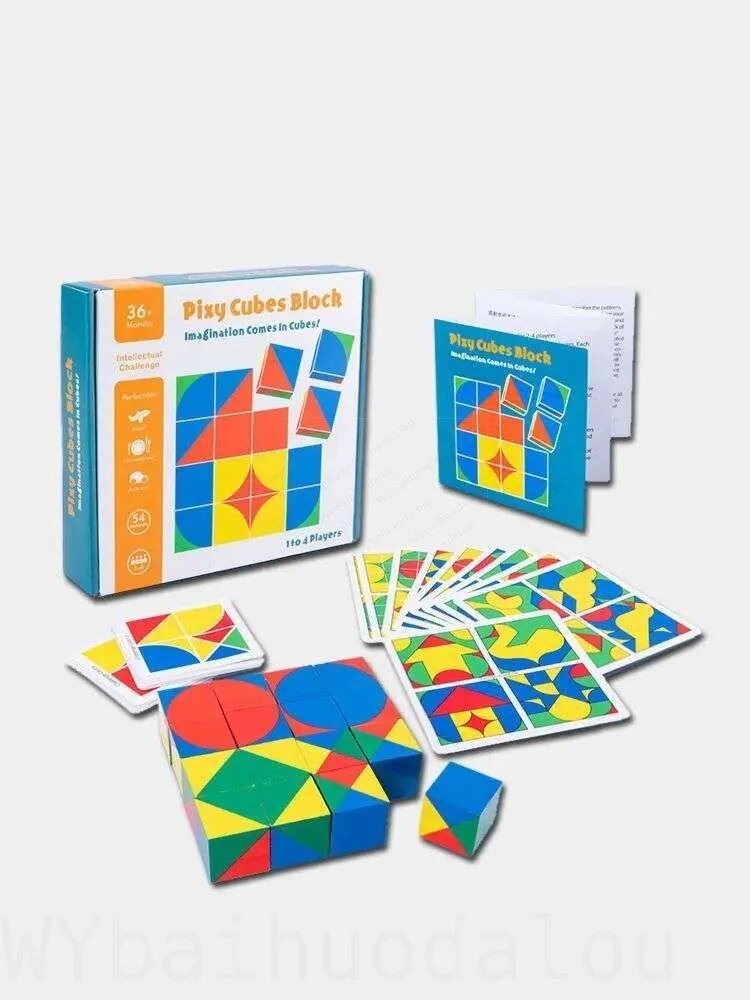 Pixy Cubes Block Кубики для развития воображения, логики и мелкой моторики для детей от 3 лет
