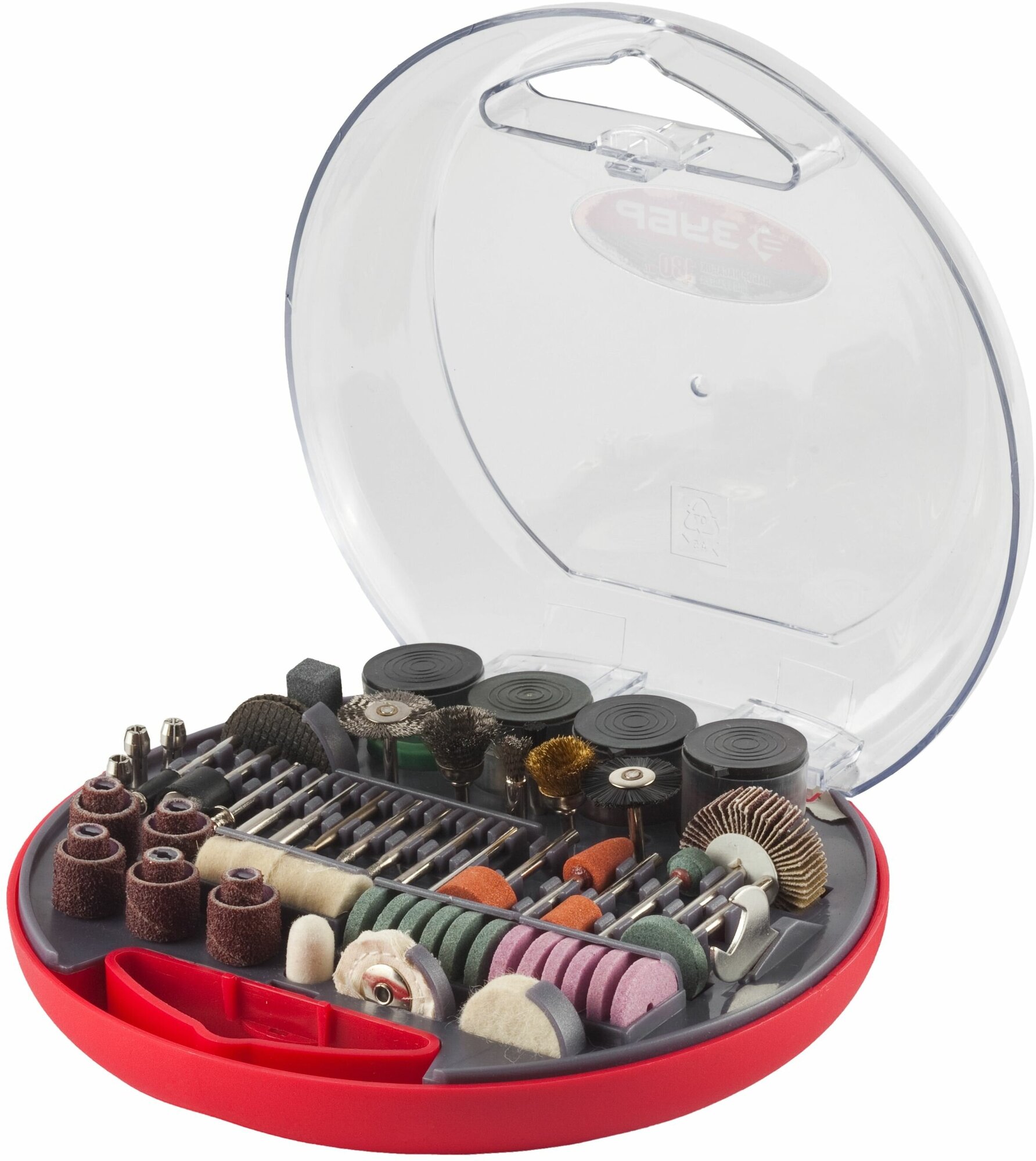 Расходный материал Зубр Набор насадок (граверы) (упак:180шт) 35900-H180