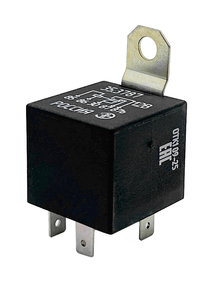 Реле стартера для а/м ГАЗ-53, УАЗ (5 контактов 12В 50/15А) - ЭМИ арт. 35.3787 (738.3747)