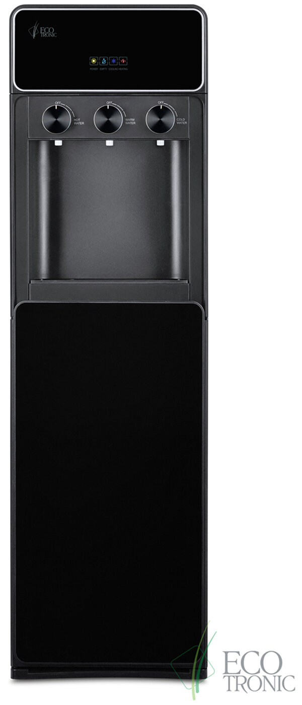 Кулер для воды Ecotronic K42-LX black (ETK13255) с нижней загрузкой