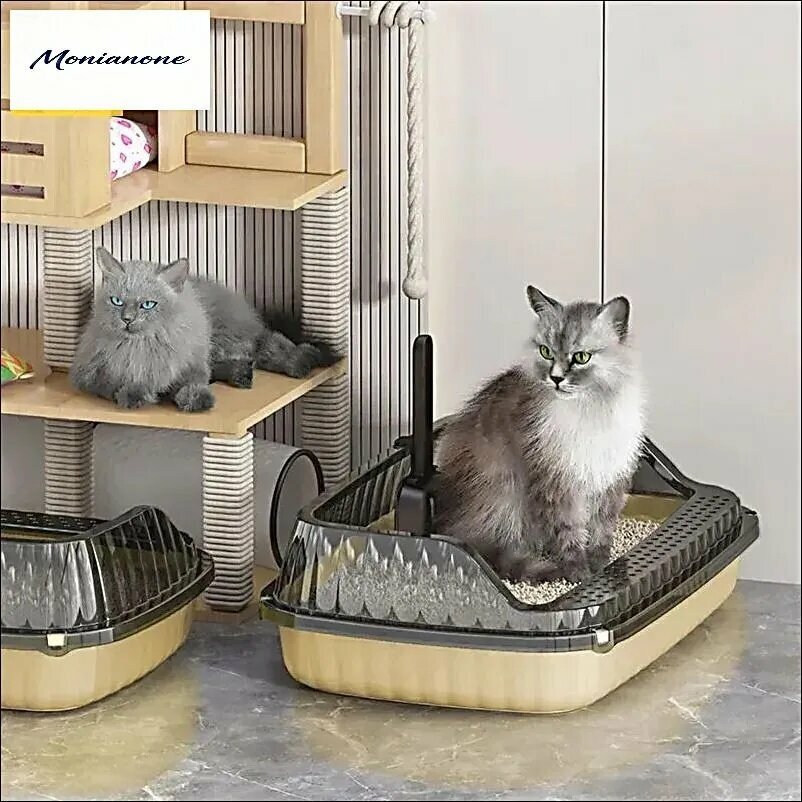 Полузакрытый ящик для кошачьего туалета