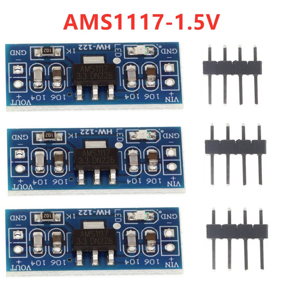 3 шт. AMS1117-1.5V модуль питания