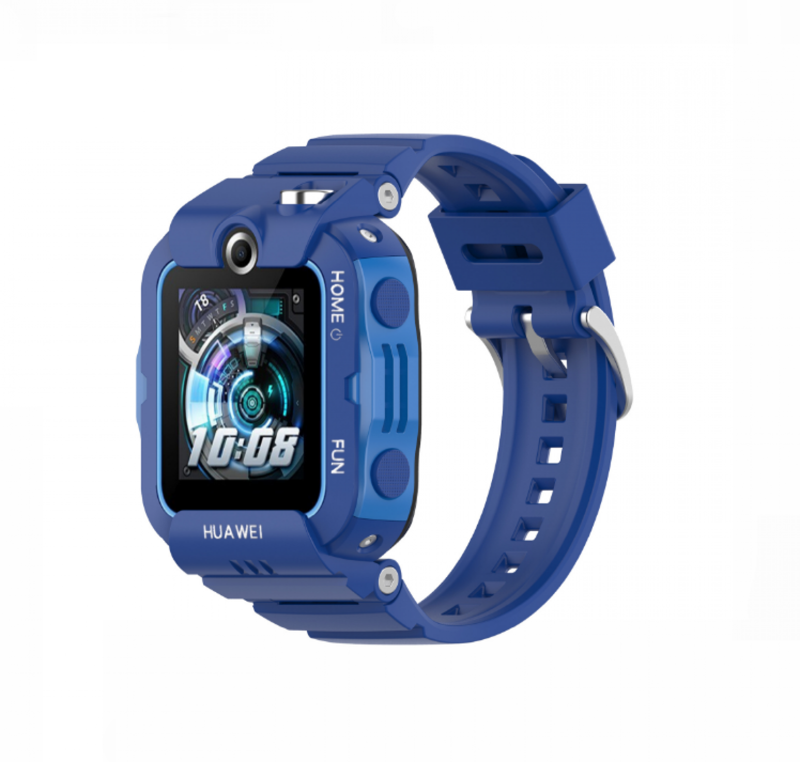 Ремешок MyPads Hypo для HUAWEI WATCH KIDS 4 Pro, гипоаллергенный силикон, быстрый съем, синий