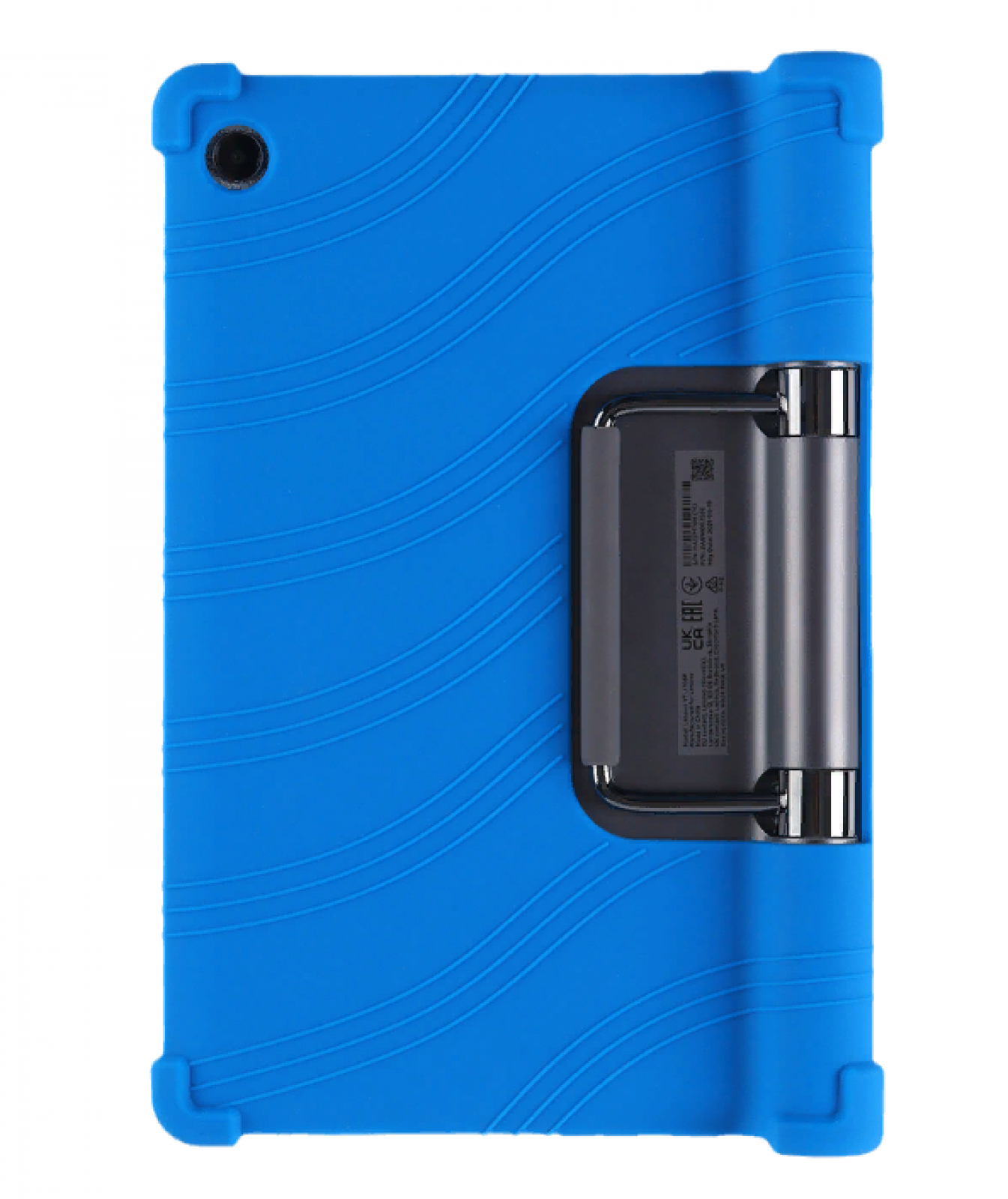 Противоударный силиконовый чехол-бампер MyPads с подставкой для Lenovo Yoga Tab 11 (YT-J706F) 2021 синий