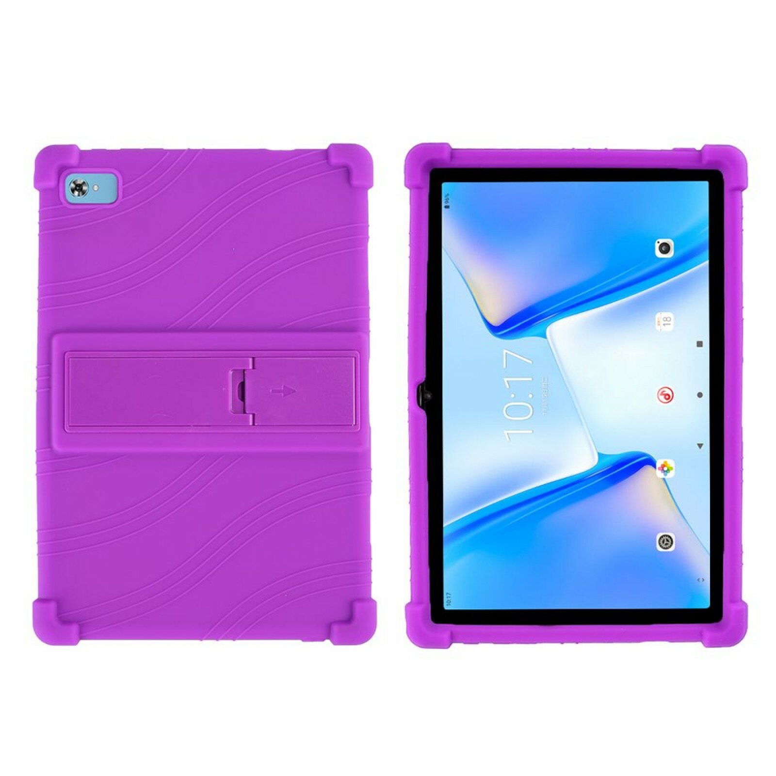 Силикагельная защита MyPads для планшета Teclast M40 plus pro фиолетовый