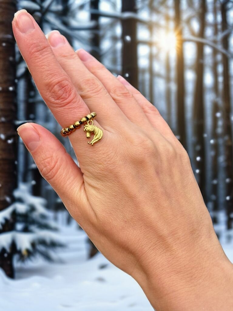 Кольцо, гематит