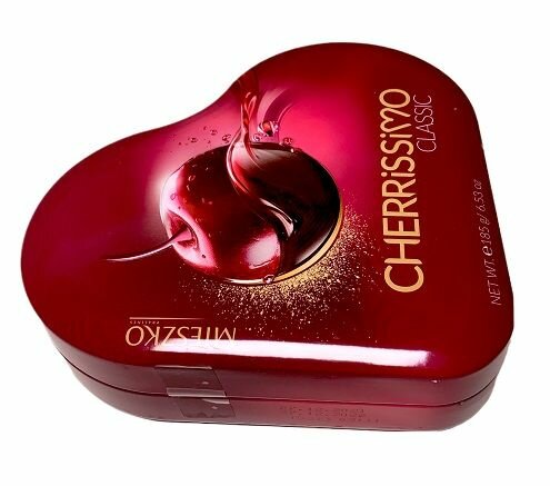 Конфеты MIESZKO сердце Черрисимо /жесть/ 185г