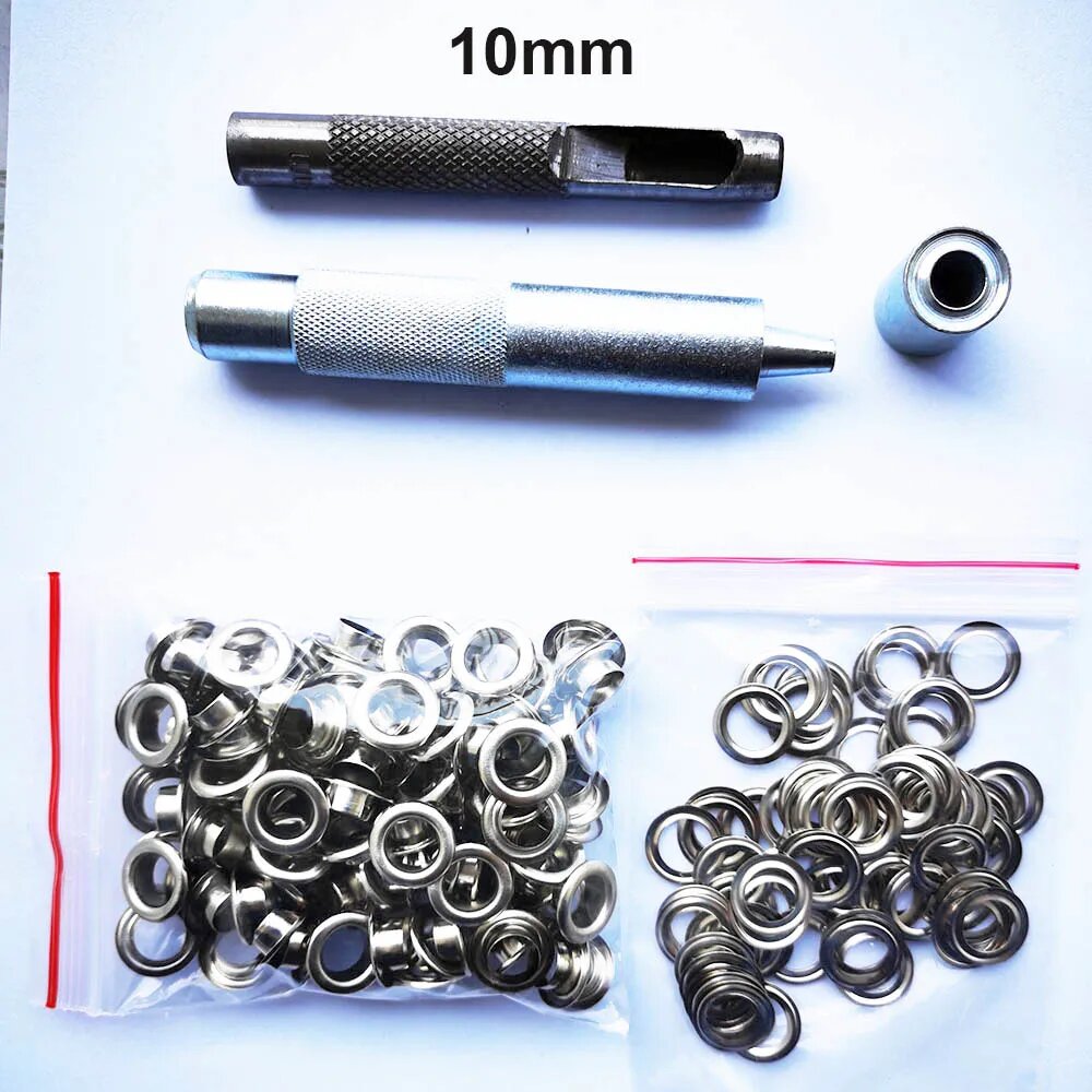 Набор люверсов QIMONTON 100 шт. 10mm 100 yin tools