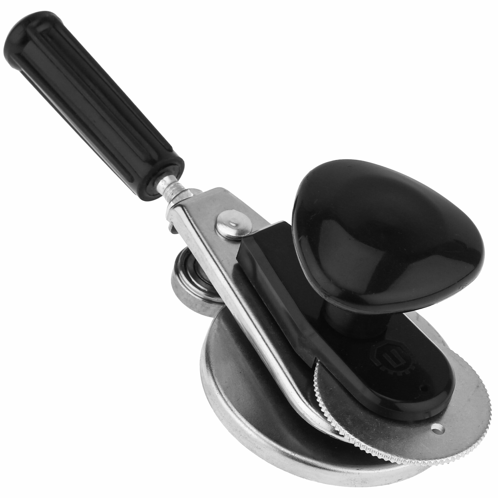 Машинка закаточная автоматическая МЗА "Щелчок", металл, пластмассовая ручка, с шестеренкой, с подшипником, в блистере