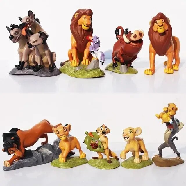 Набор фигурок Король Лев / The Lion King 9шт (5-9см) Винил