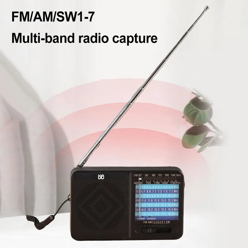 Портативное радио FM AM SW Radio Радио на батарейках Подарки для пожилых людей