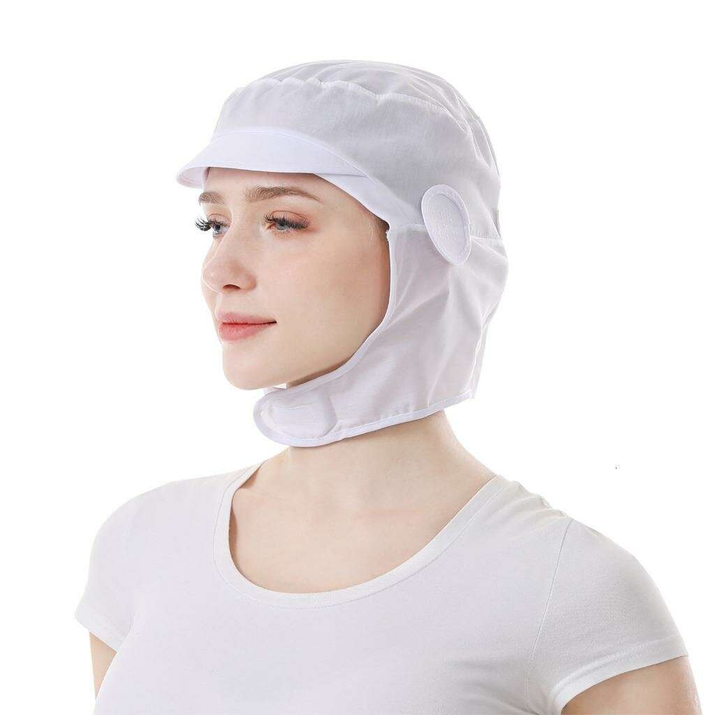 Хлопковая рабочая кепка с защитой ушей и шеи