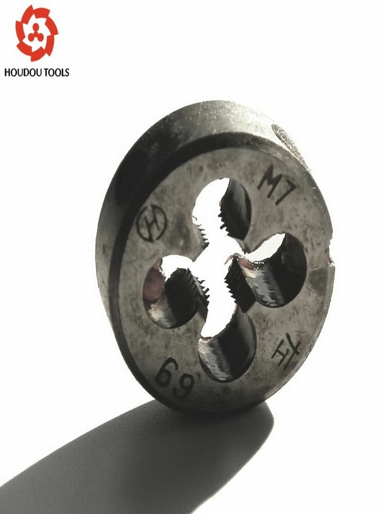 Плашка ручная, М7х0,75, Сталь инструментальная, 1 штука