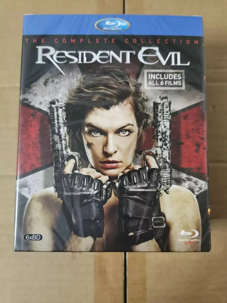 BD Blu-ray Disc Resident Evil 1-6 Полное издание 6 дисков Английский