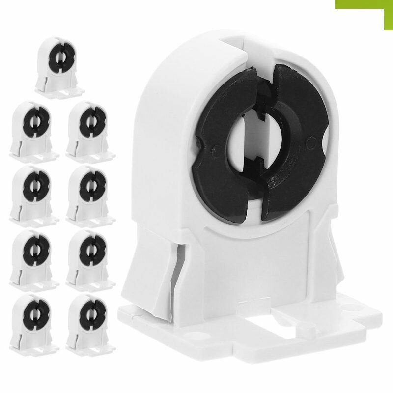 10 шт. кронштейн для установки лампы, аксессуар для домашнего освещения, флуоресцентный держатель, ЛЭД