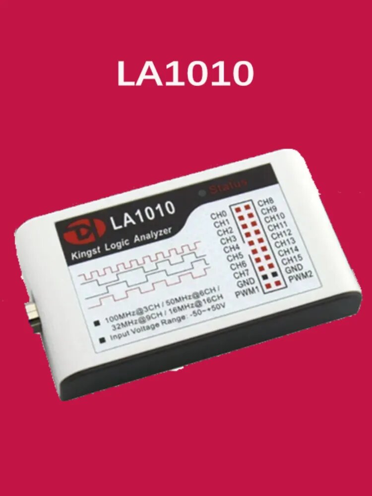 Kingst LA1010 LA2016 LA5016 LA5032 USB логический анализатор 500M Максимальная скорость выборки 32 канала10B образцы MCU ARM FPGA инструмент отладки
