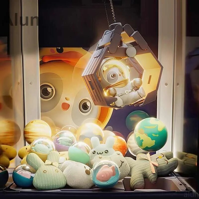 Интерактивная игрушка игровой автомат хватайка с игрушками для детей, ABS пластик — фото 1