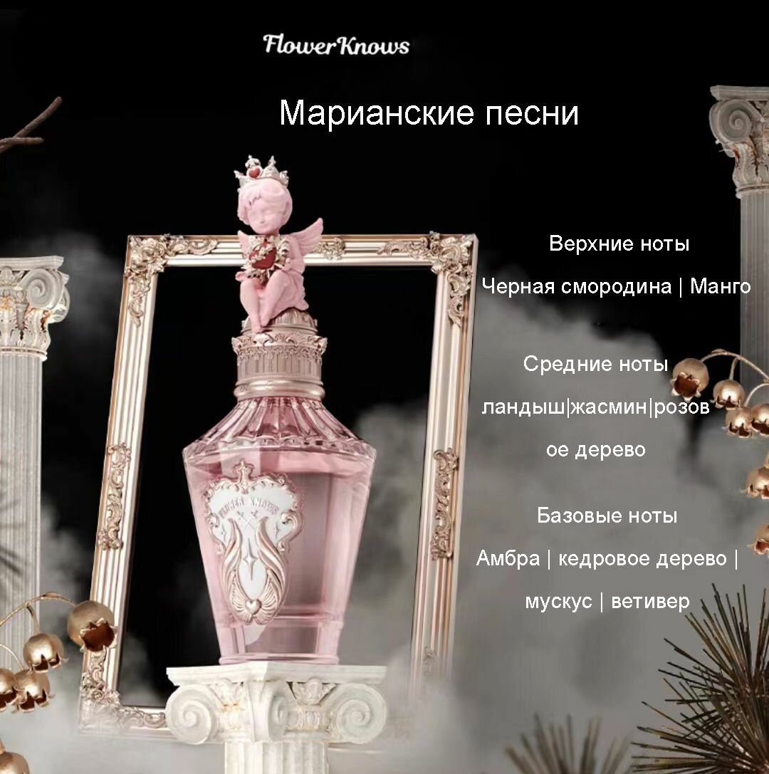 Flower KnowsСерия Маленький ангелCherub Collection, древесно-цветочно-фруктовый парфюм, подарки для девочек