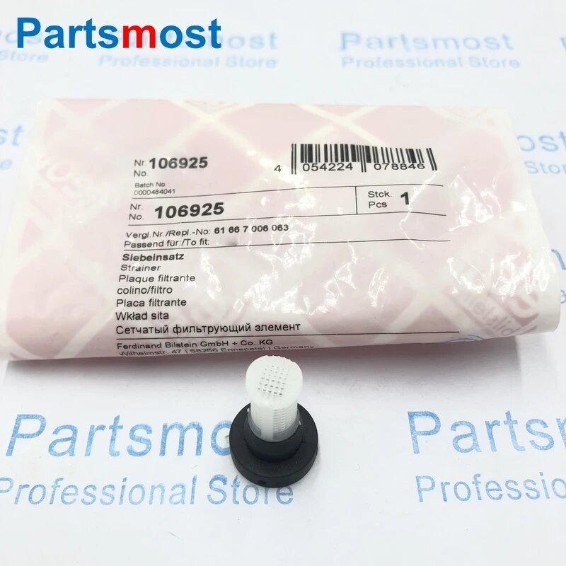 OEM резиновый фильтр насоса омывателя лобового стекла для BMW F40 F45 F46 G21 G31 F15 F85 X3 X5 Mini Cooper Countryman 61667006063