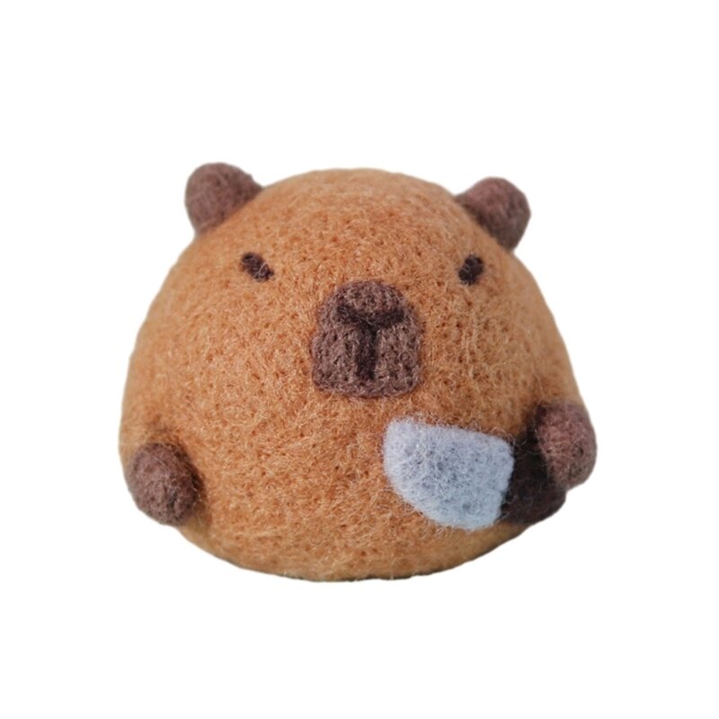 Кукла из шерстяного войлока diy material package-ножевой нож capybara material package инструмент для обучения видео