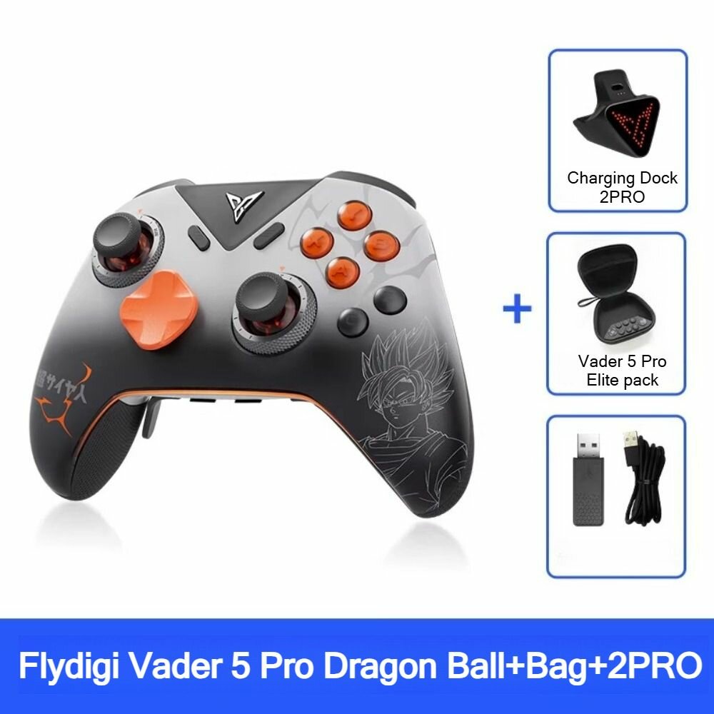Flydigi Vader 5 Pro Dragon Ball+Bag+2PRO Игровой Контроллер Под Общим Брендом, Подходящий Для Коммутатора И ПК