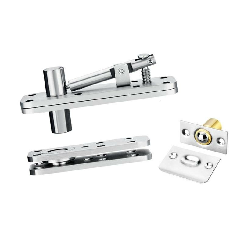 Сверхпрочная деревянная дверь из нержавеющей стали "небеса и земля" на невидимой петле-серебристый