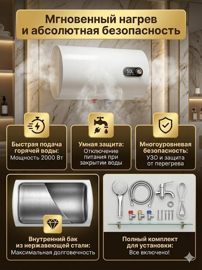 Водонагреватель накопительный