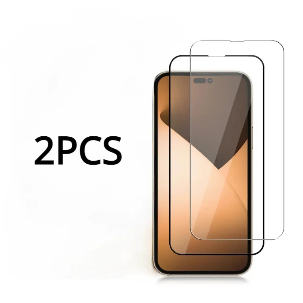 Защитное стекло, закаленное стекло 2.5D для iphone 14 15 13 12 11 Pro Max 7 8Plus X XR XS Max