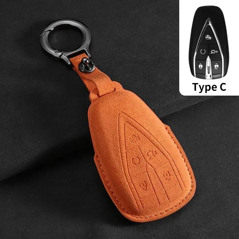 Чехол для автомобильного ключа Changan CS35PLUS CS35 Fob Plus CS55 PLUS CS75 PLUS Eado Orange C1