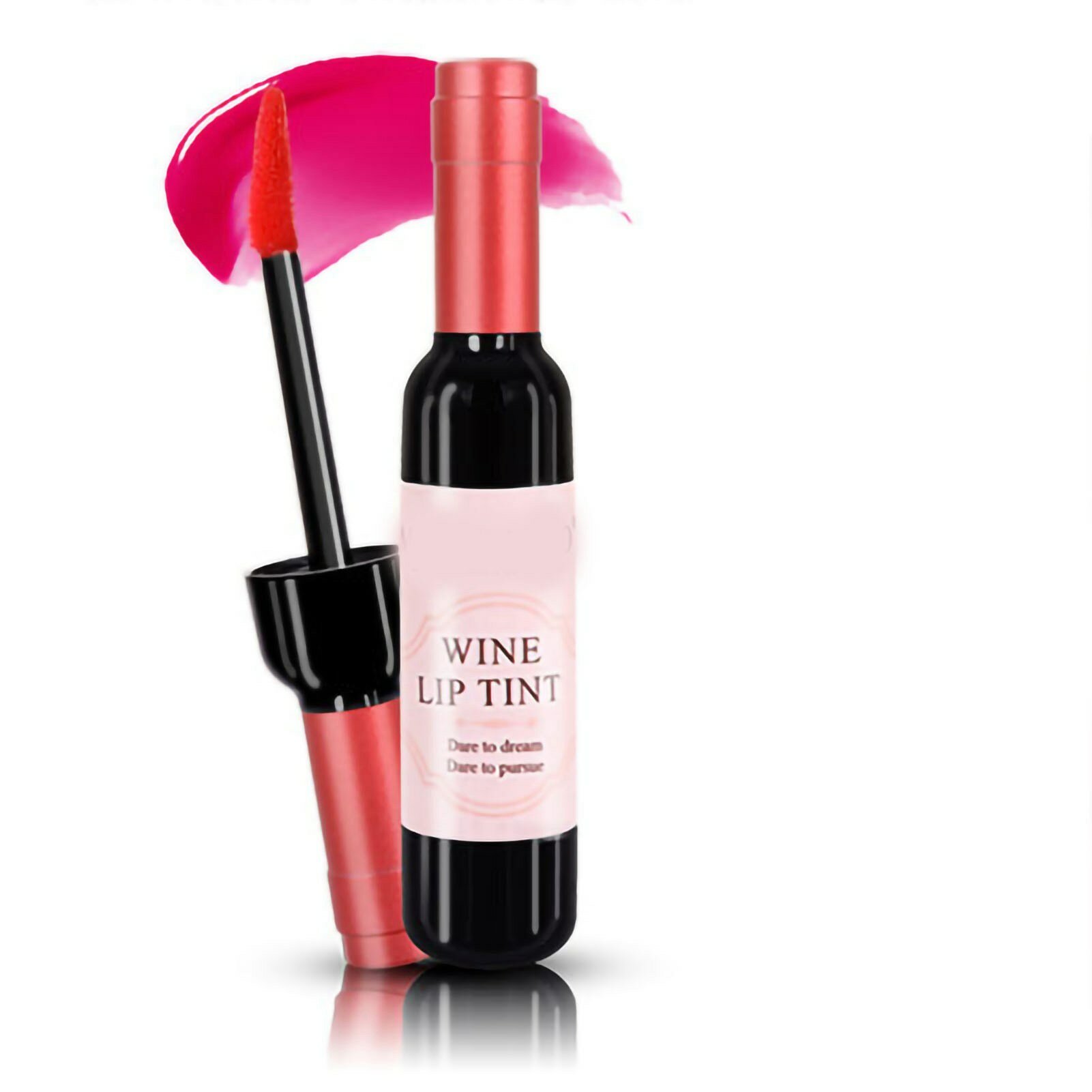 Бутылка вина, оттенок для губ, водостойкая долговечная жидкая помада, блеск для губ, косметика, подарок для женщин, CR01