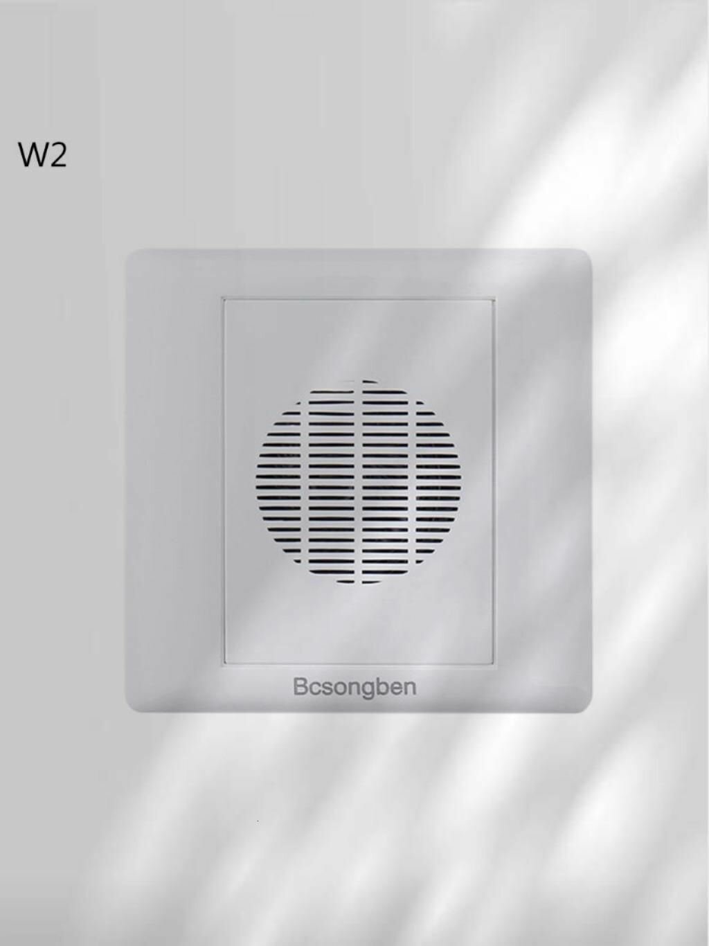 Встроенная проводная звонок для умных дверей 86-го типа, Белый - Без промедления