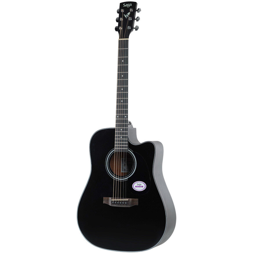 Акустическая гитара Saga SF600GCBK