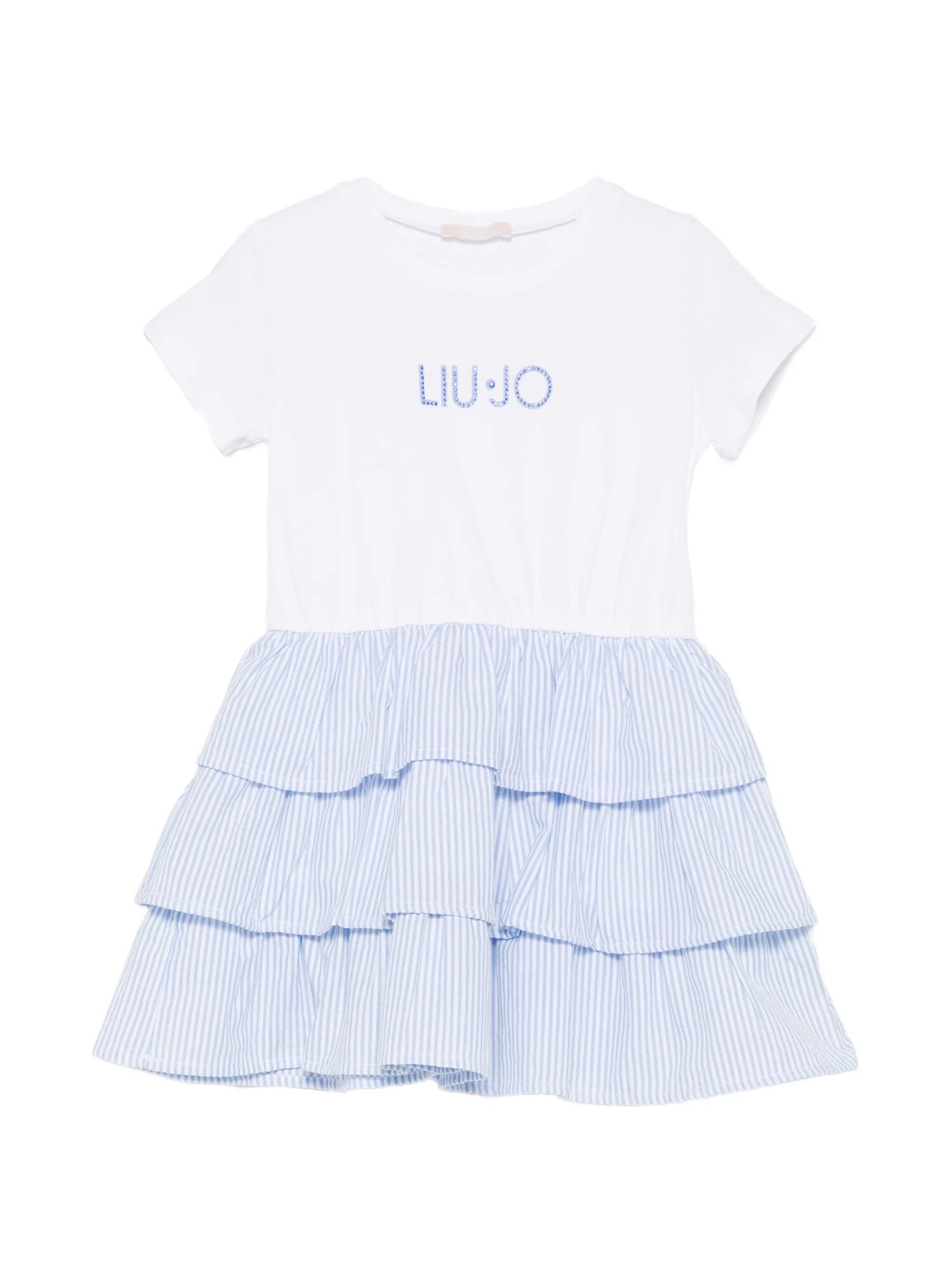 Платье Striped tiered dress