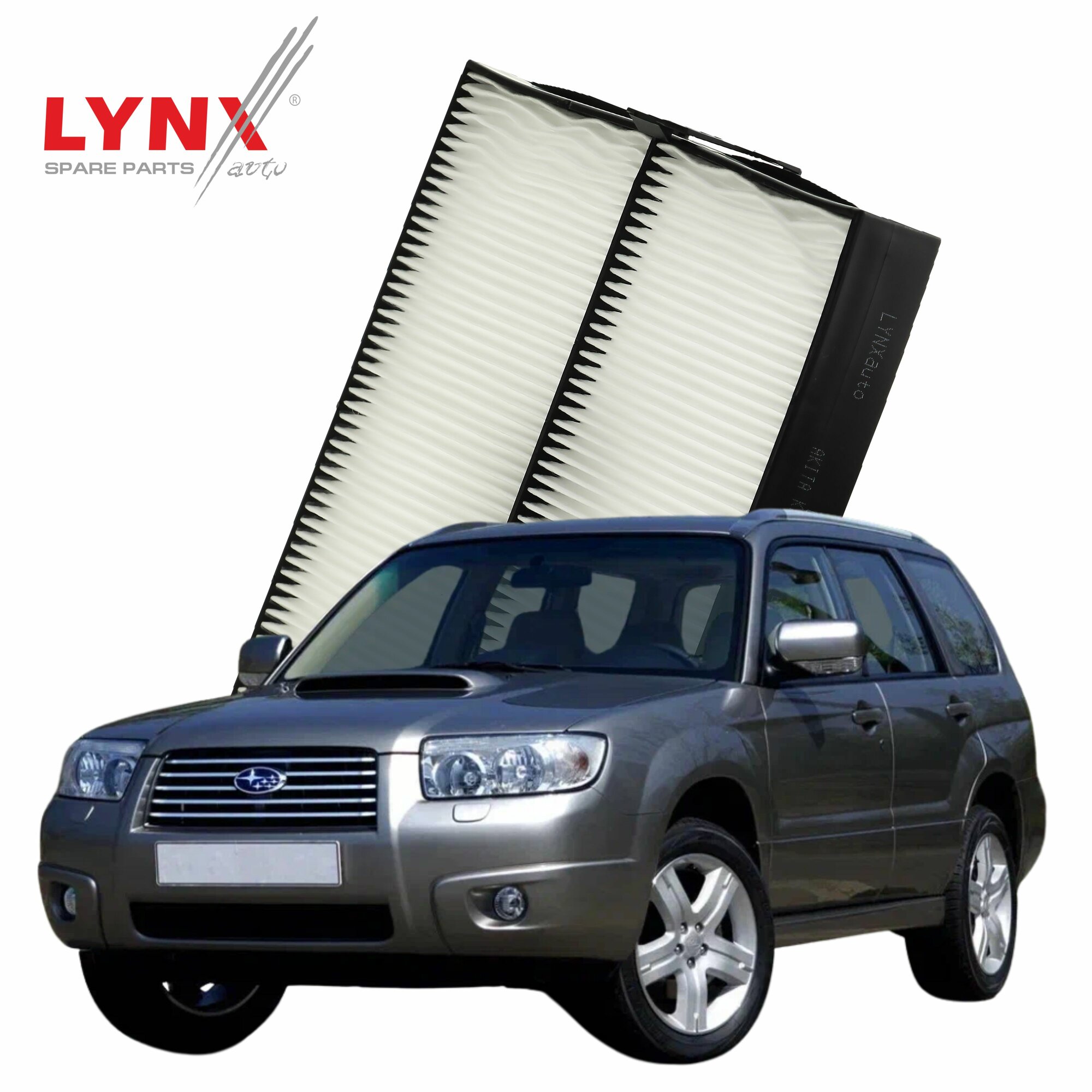 Фильтр салонный Subaru FORESTER (2) 2002 - 2008 1шт LYNXauto