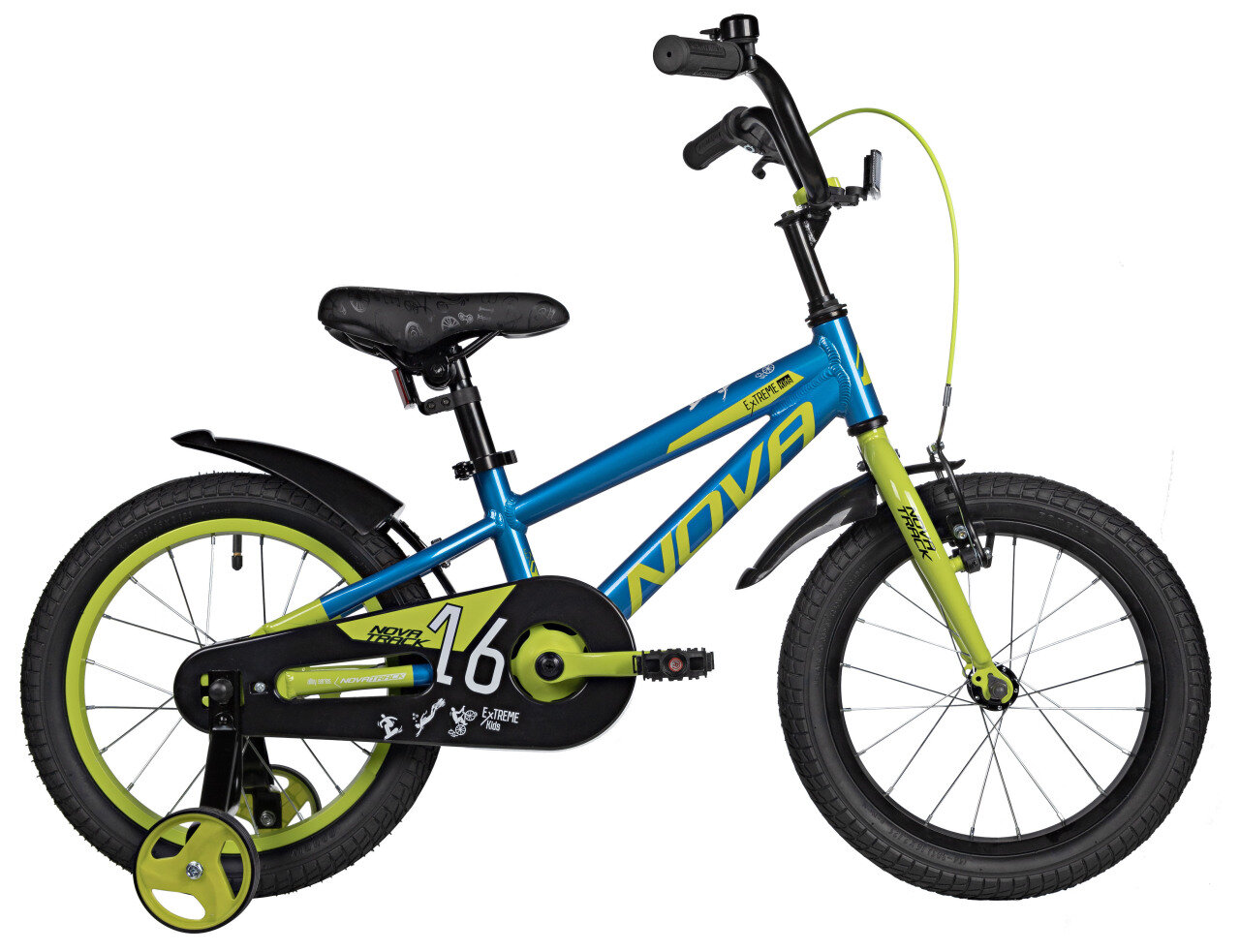Детский велосипед Novatrack Extreme 16" (2025) 16 Синий (101-115 см)