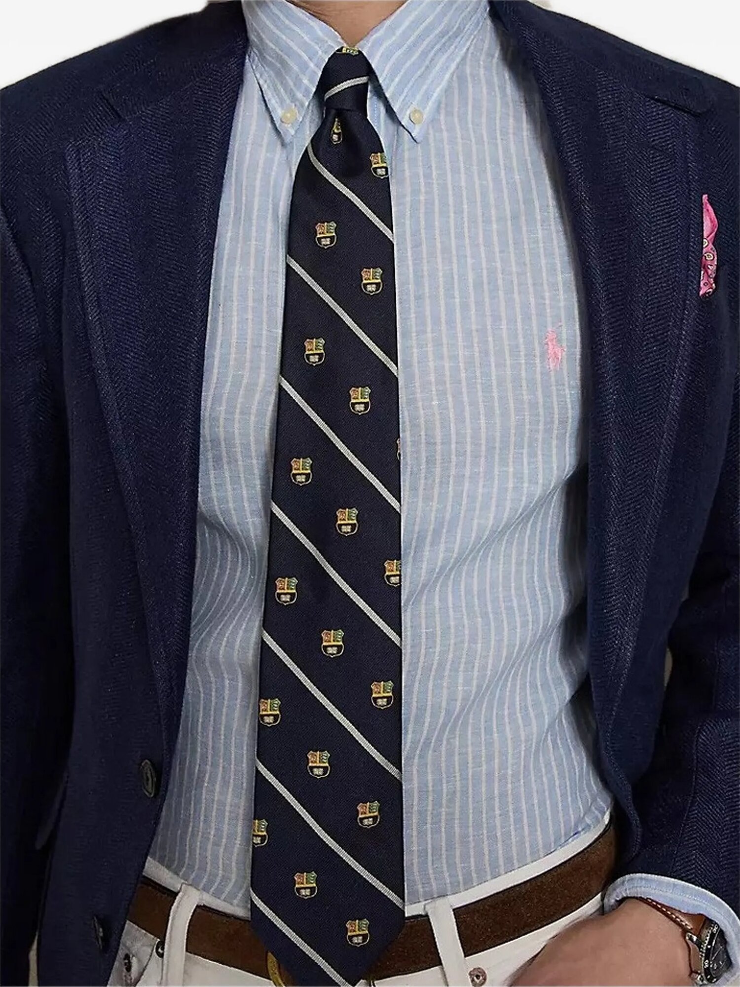 Рубашка Polo Ralph Lauren, размер XL, cиний — фото 1