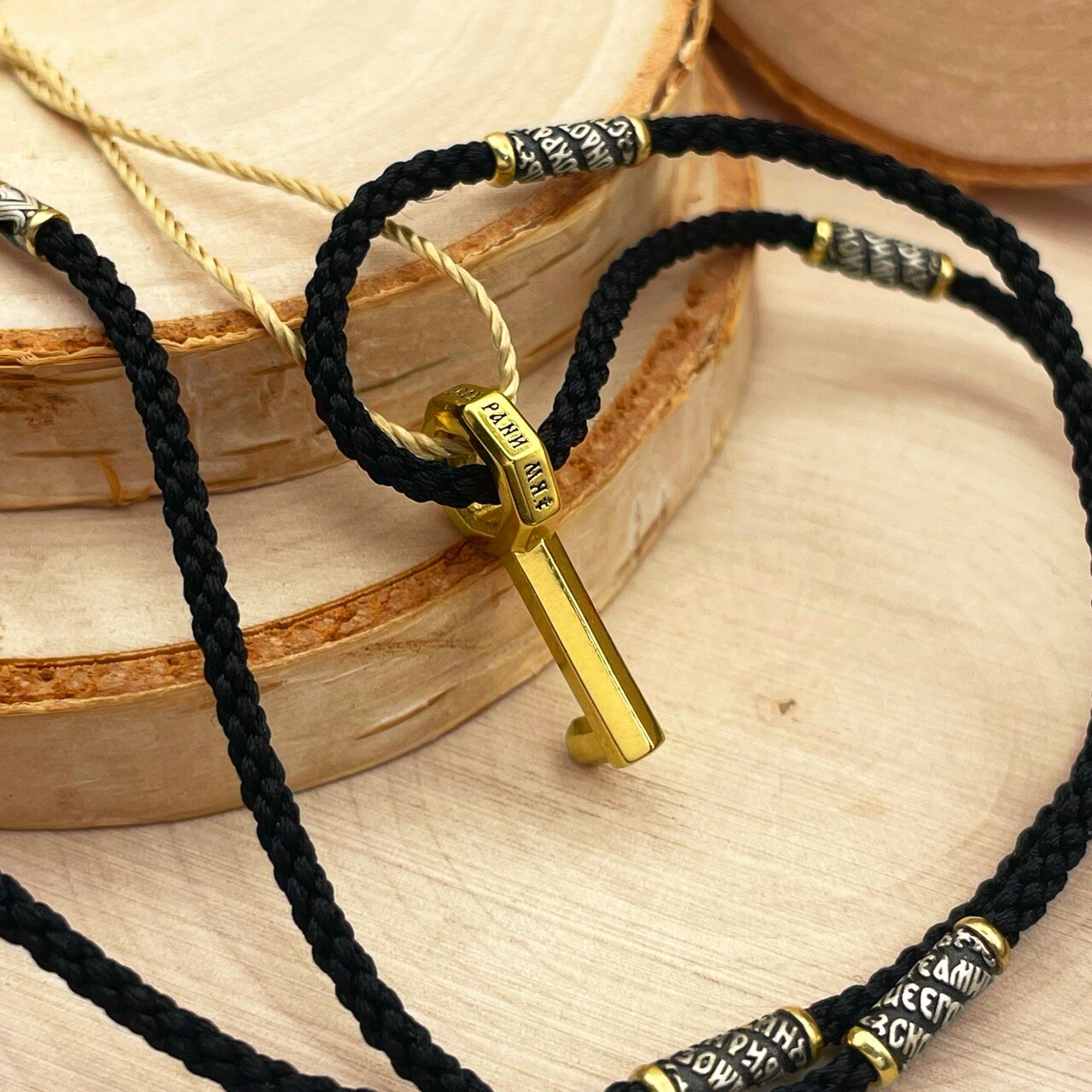 Комплект украшений, серебро, 925 проба, оксидирование, золочение, чернение