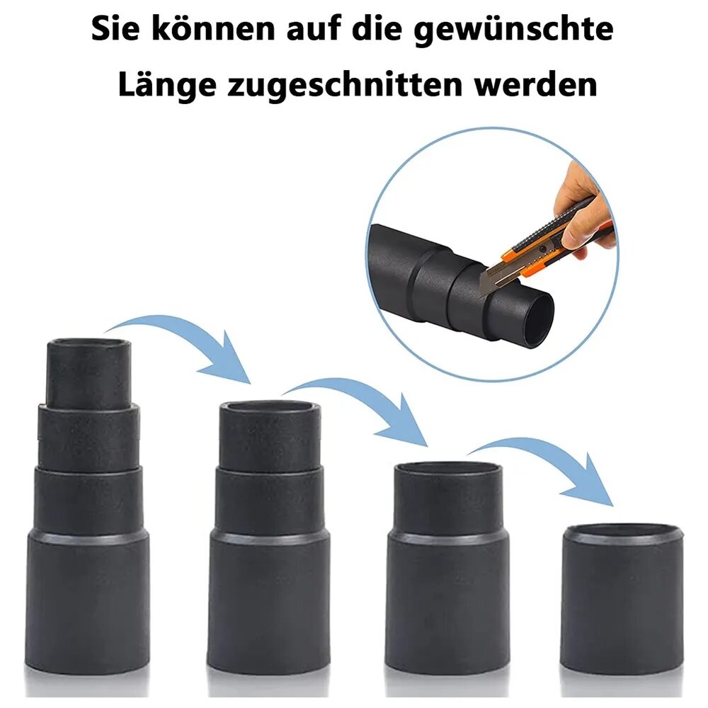 Адаптер для пылесоса Адаптер для шланга пылесоса 25 мм на 42 мм Дом и кухня (черный)