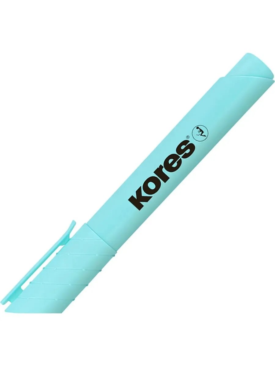 Текстовыделитель пастельный водный, бирюзовый