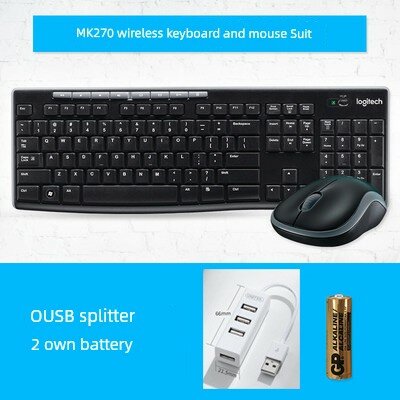 Logitech MK270 беспроводной комплект клавиатура-мышь с игровым ковриком и HUB