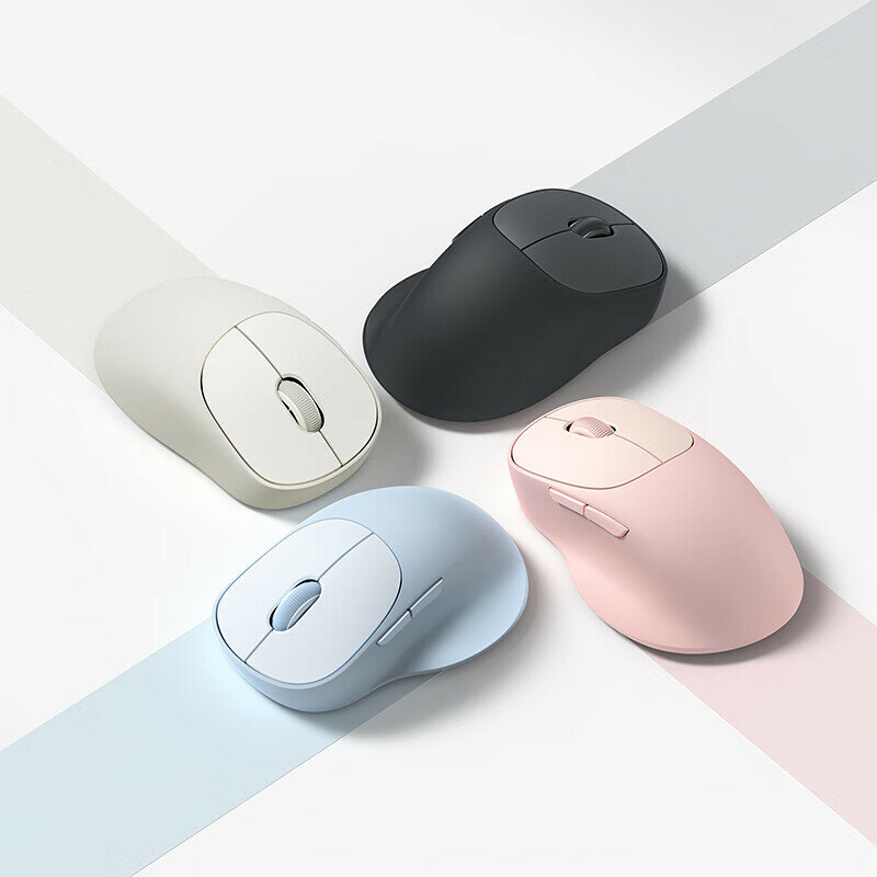 Беспроводная мышь MI 3 Comfort Edition синяя 2.4 ГГц Bluetooth тихая для офиса совместима с ПК и ноутбуками Xiaomi