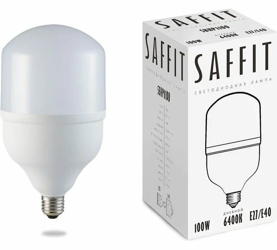 Лампа светодиодная SAFFIT 100W 230V Е27-E40 6400