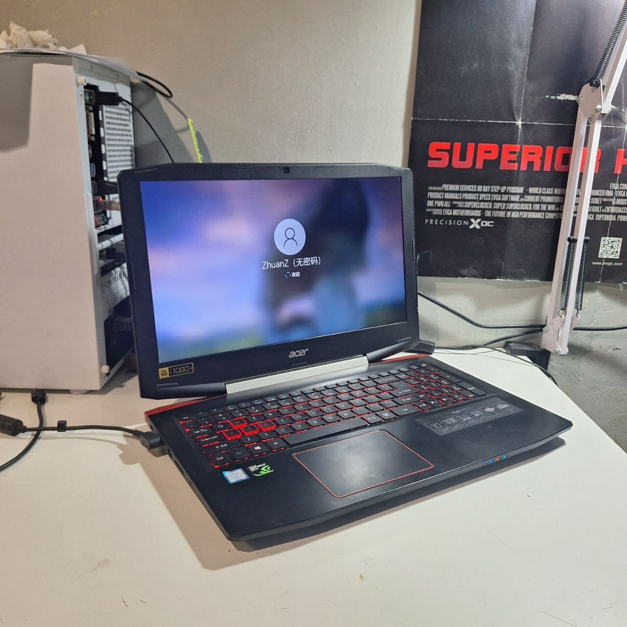 Игровой ноутбук ASUS 15.6" Intel core i5, GTX 1050Ti, 8gb ddr4, SSD 128, HDD 1Tb