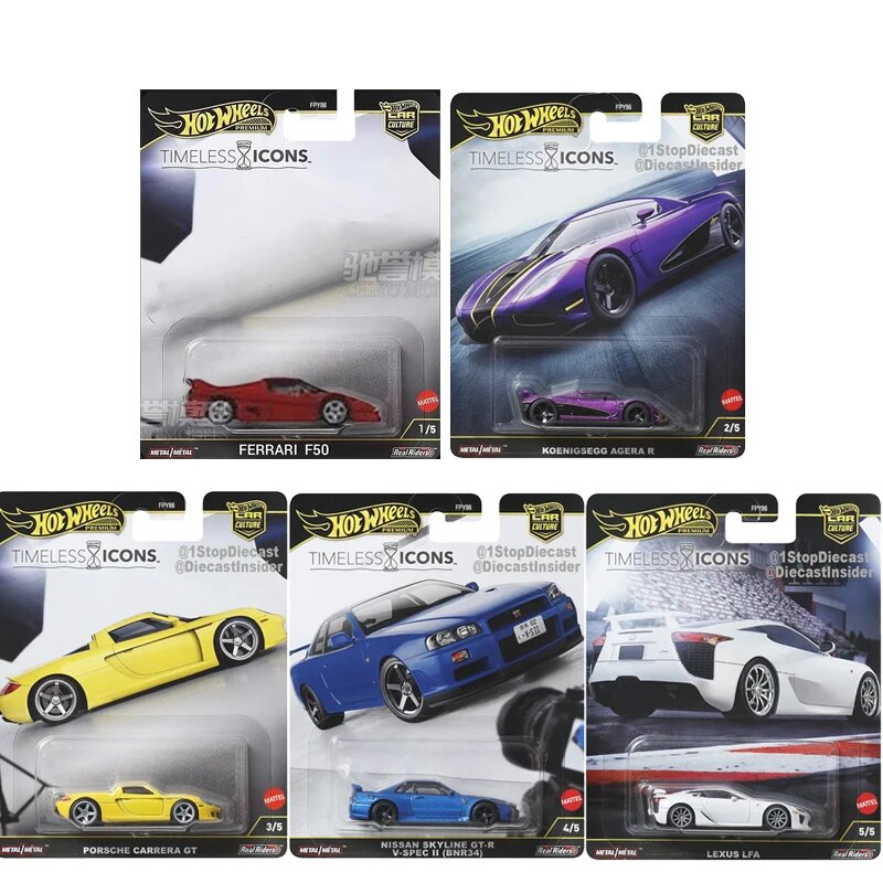Hot Wheels Timeless Icons, набор 5 шт. FPY86-TI-5PCS